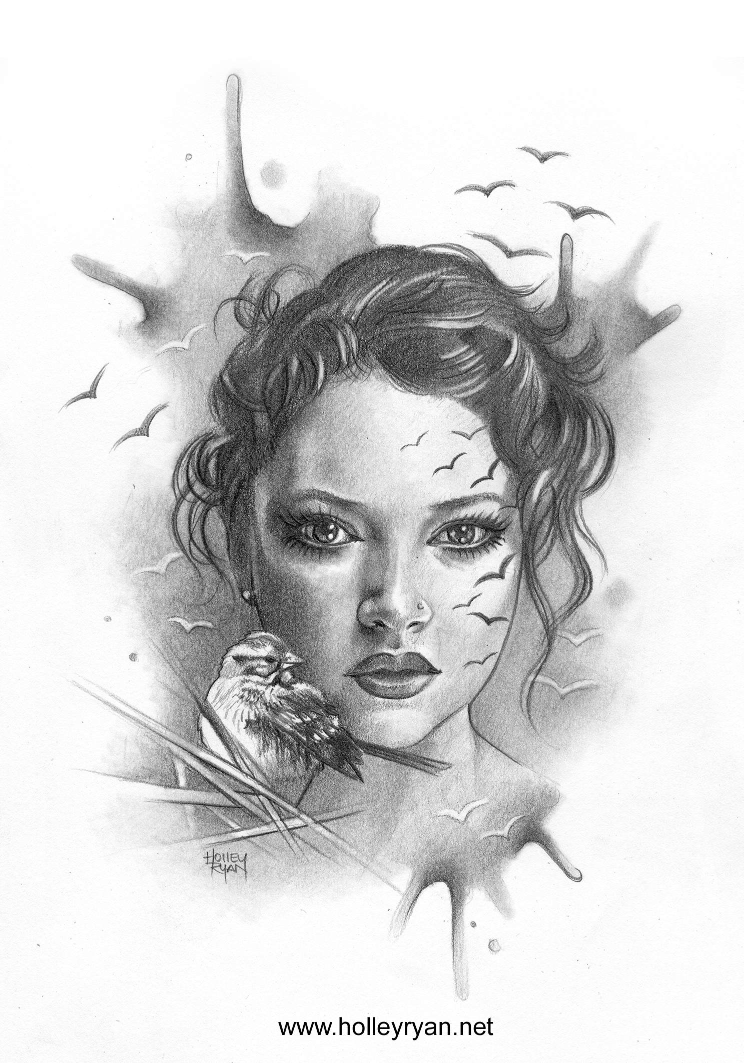 GRAPHITE DRAWINGS – Holley Ryan